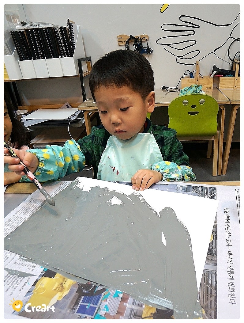 Bambini 4·5세 수업 스키타는 사람 시흥시 정왕동 배곧 크리아트 미술학원 네이버 블로그
