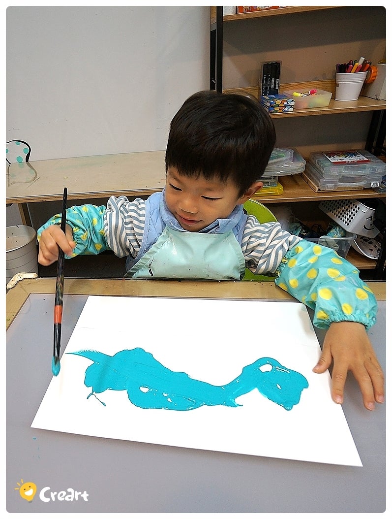 Bambini 4·5세 수업 스키타는 사람 시흥시 정왕동 배곧 크리아트 미술학원 네이버 블로그