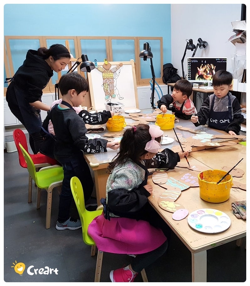 Klein 6·7세 수업 관절인형 동작표현 시흥시 정왕동 배곧 크리아트 미술학원 네이버 블로그