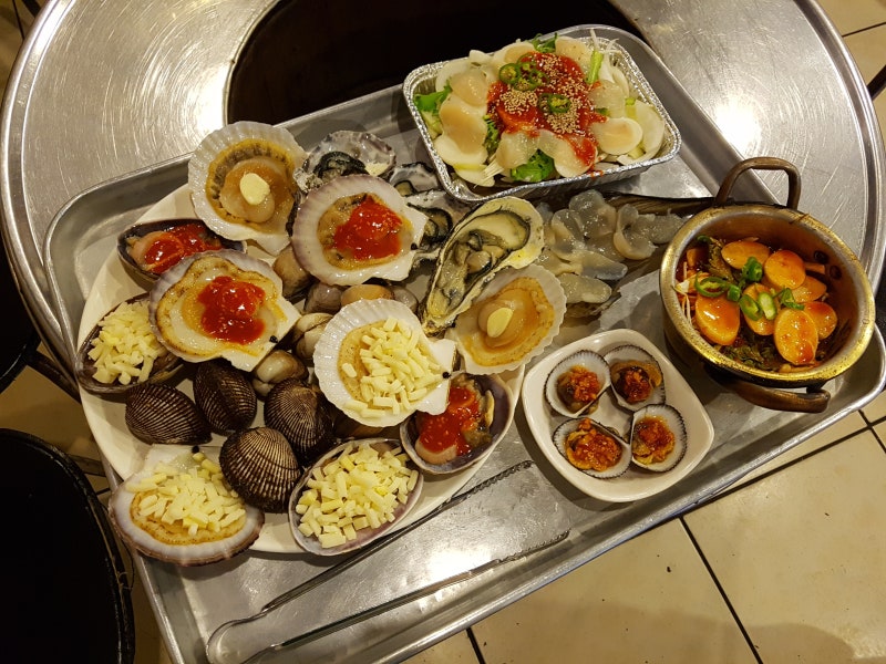 신촌역 맛집 지오짱 조개구이 풀코스로 즐기는 조개요리 전문점 네이버 블로그