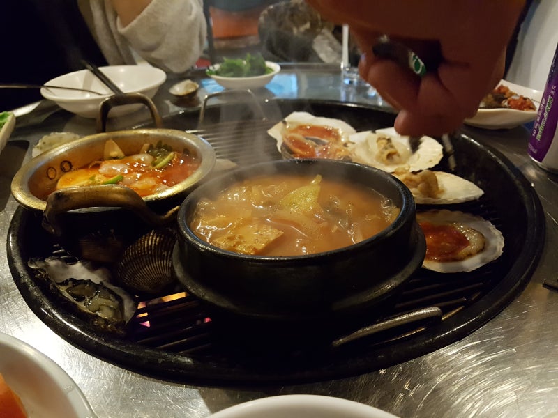 신촌역 맛집 지오짱 조개구이 풀코스로 즐기는 조개요리 전문점 네이버 블로그
