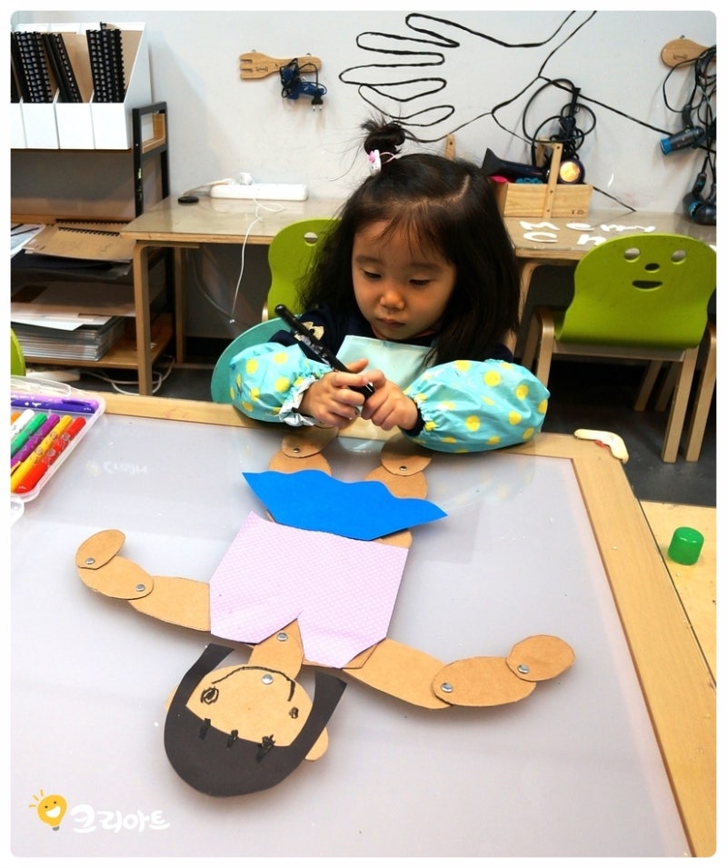 Bambini 4·5세 수업 관절인형동작표현 크리스마스 꾸미기 시흥시 정왕동 배곧 크리아트 미술학원 네이버 블로그
