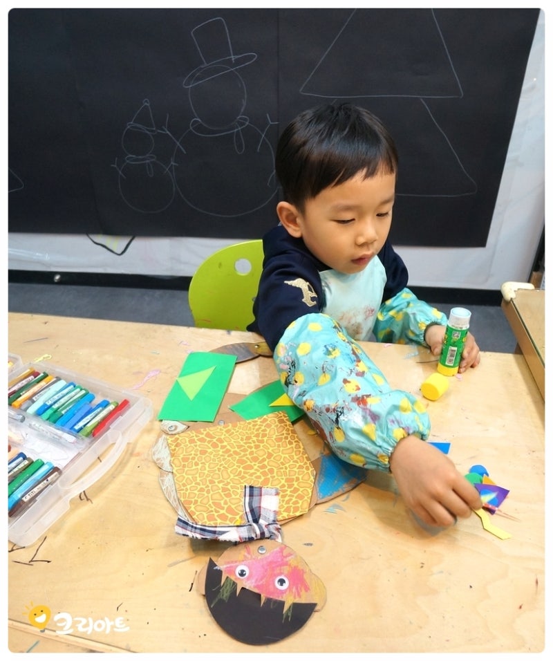 Bambini 4·5세 수업 관절인형동작표현 크리스마스 꾸미기 시흥시 정왕동 배곧 크리아트 미술학원 네이버 블로그