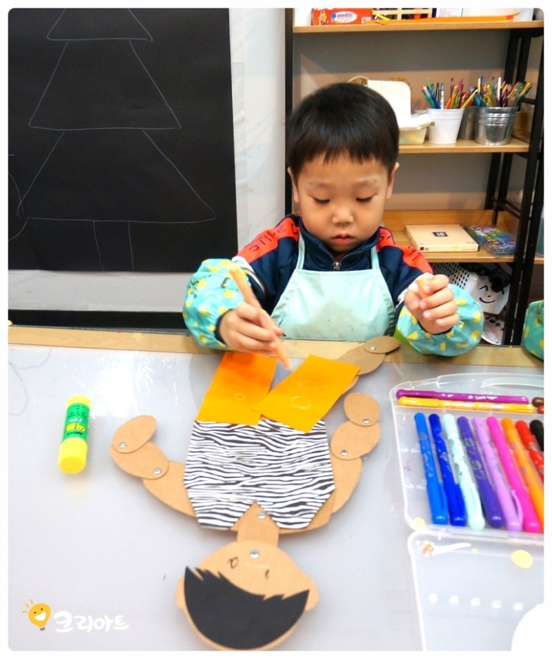 Bambini 4·5세 수업 관절인형동작표현 크리스마스 꾸미기 시흥시 정왕동 배곧 크리아트 미술학원 네이버 블로그