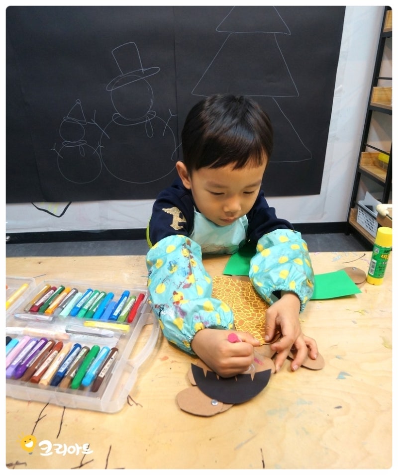 Bambini 4·5세 수업 관절인형동작표현 크리스마스 꾸미기 시흥시 정왕동 배곧 크리아트 미술학원 네이버 블로그