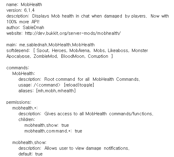 [MaM]마인크래프트 1.5.2 Mobhealth (v6.1.4 Update Version )체력을 볼수 있게 해볼래 ...