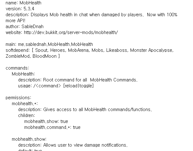 [MaM]마인크래프트 1.5.2 Mobhealth (v6.1.4 Update Version )체력을 볼수 있게 해볼래 ...