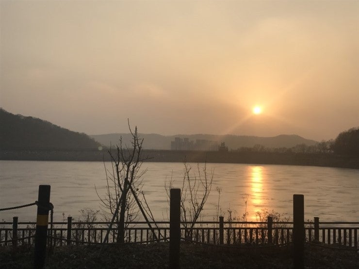 남양주 가볼만한 곳 해 질 녘 오남호수공원 풍경남양주 6경 네이버 블로그