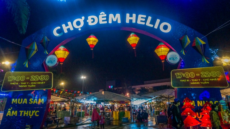 다낭 야시장 CHO DEM HELIO, 언니랑 커플 잠옷 : 네이버 블로그