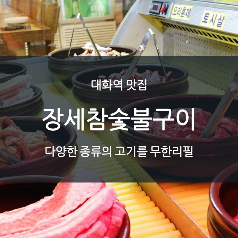 대화역 맛집 추천 장세숯불갈비 소고기와 돼지고기를 무한리필로 먹을 수 있는 곳 네이버 블로그