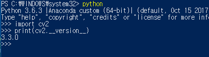[Python] OpenCV 설치 with Anaconda : 네이버 블로그