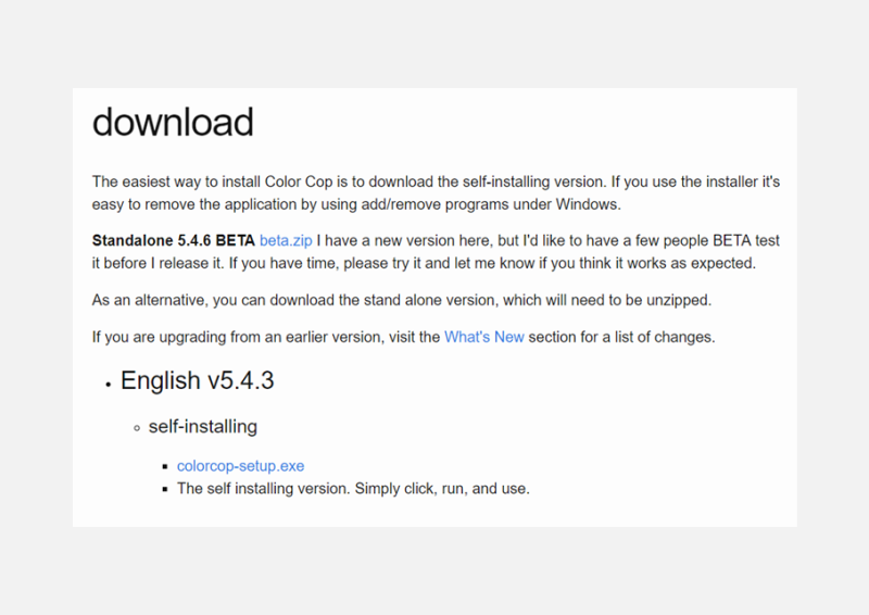 Color Cop, 디자인에 유용한 가벼운 색상 추출 프로그램(컬러피커) : 네이버 블로그
