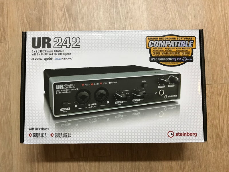 20만원대 오디오 인터페이스 Steinberg UR242 : 네이버 블로그