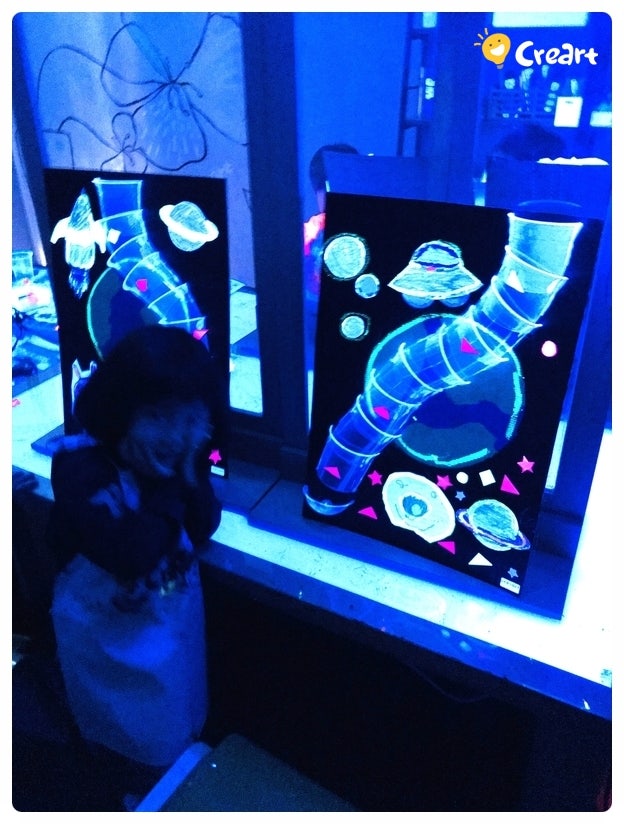 Bambini 5세 수업 마블 런 우주 시흥시 정왕동 배곧 크리아트 미술학원 네이버 블로그