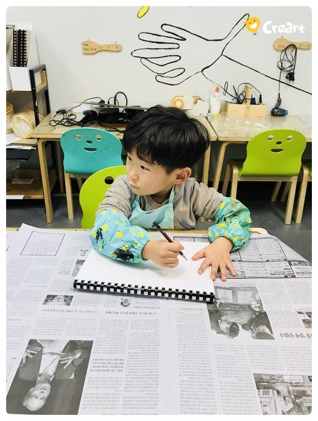 Bambini 5세 수업 마블 런 우주 시흥시 정왕동 배곧 크리아트 미술학원 네이버 블로그