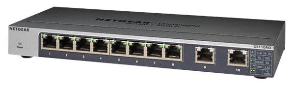 GS110MX 8포트 기가/ 2포트 멀티기가 업링크 비관리형 스위치 : 네이버 블로그