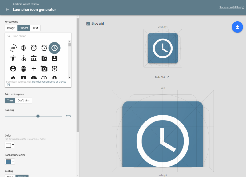 Android Asset Studio :: Android 애플리케이션 icon 쉽게 만들기!!!!! : 네이버 블로그