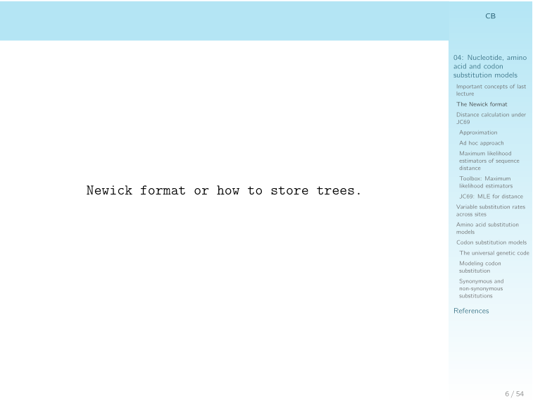 [Computational Biology] Codon Substitutution Model 이란? (Newick Format ...