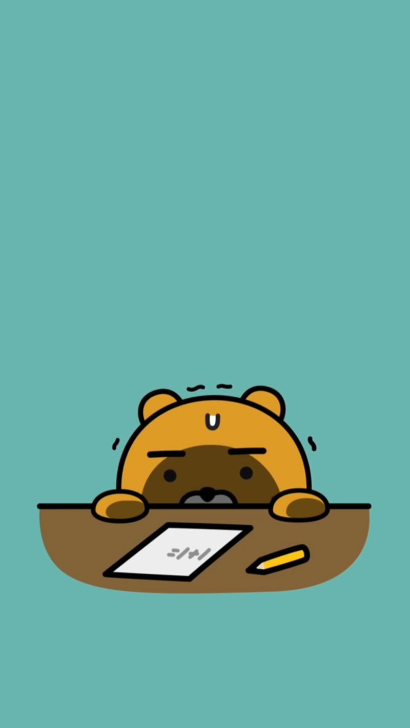 카카오프렌즈 라이언 아이폰 고화질 배경화면 02 네이버 블로그