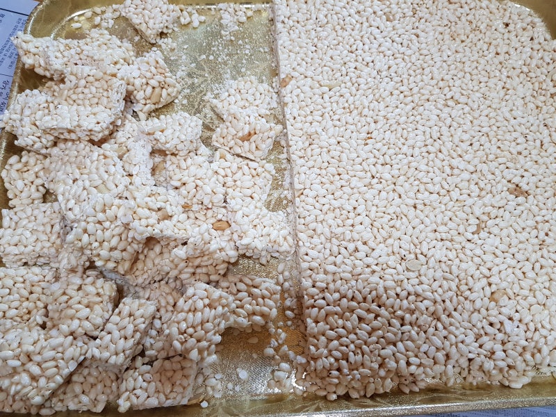 강정[羗釘Deep-fried Sweet Rice Puffs] 마들기 : 네이버 블로그