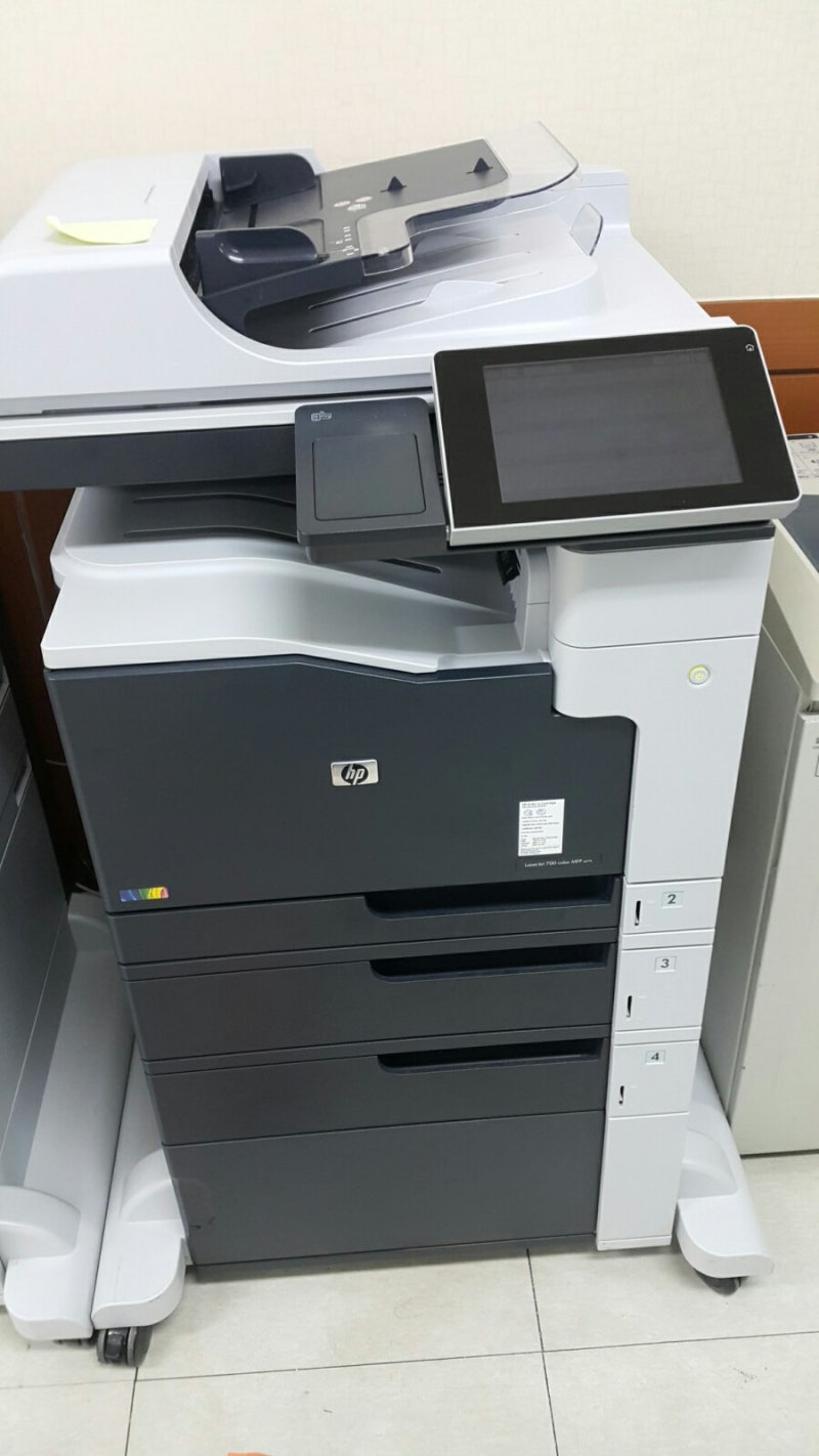 HP LaserJet 700 color MFP M775 CE515A CE516A 판매 수리 컬러 선출력 토너 뭍어남 글자 뭉개짐 ...