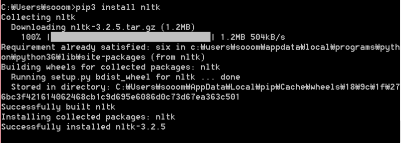 [python] nltk 설치 : 네이버 블로그