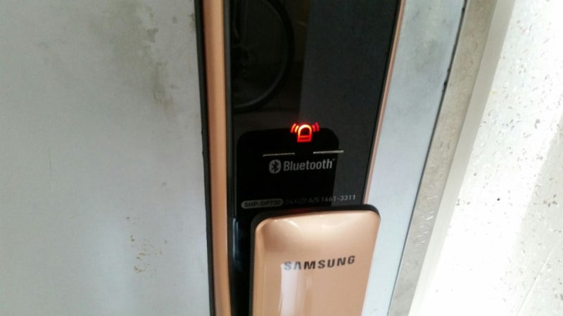 목포삼성도어락 SHP-DP730 푸시풀 사용법 및 기능 총 정리! : 네이버 블로그