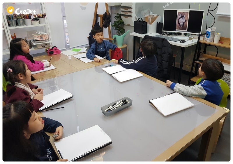 Klein 6·7세 수업 스트링 아트 황금개띠해 무술년 시흥시 정왕동 배곧 크리아트 미술학원 네이버 블로그