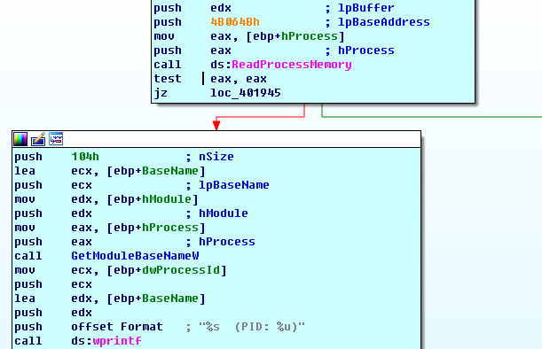 [안티디버깅] ReadProcessMemory / EnumProcesses : 네이버 블로그