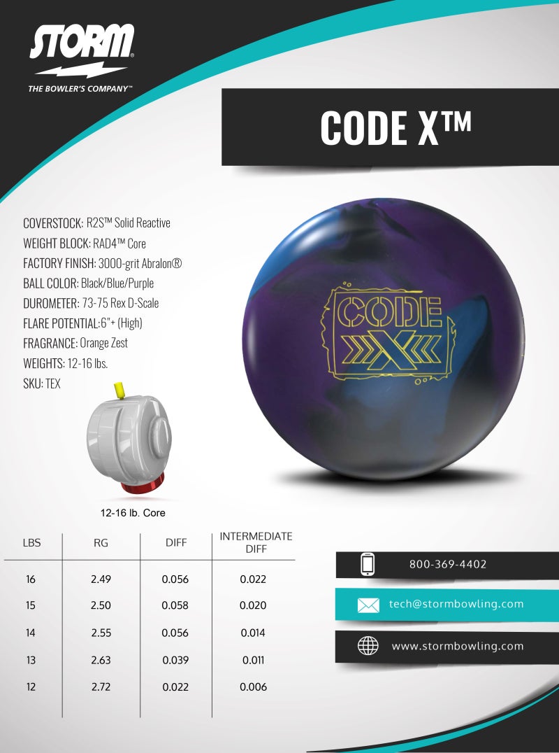 스톰(STORM) - 코드엑스 코드X (CODE X) 1등급 최신 신형 하이퍼포먼스 소프트볼 훅볼링공 : 네이버 블로그