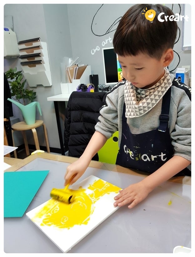 Klein 6·7세 수업 앤디 워홀 감상 우드락 판화 시흥시 정왕동 배곧 크리아트 미술학원 네이버 블로그