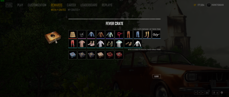 배틀그라운드 Fever crate, Militia crate 상자 리뷰 (상자깡) : 네이버 블로그