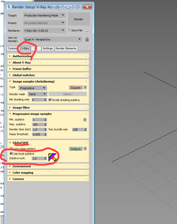 브이레이(vray) subdivs 비활성화된이유 : 네이버 블로그