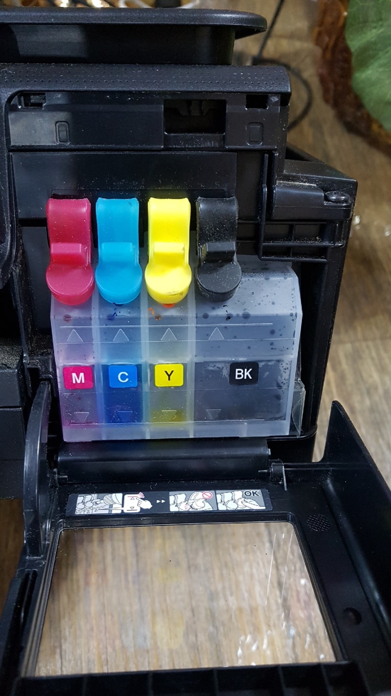 중고프린터프린터수리전산소모품판매 브라더 Dcp T700w Ink Box Full 에러 처리 방법 네이버 블로그