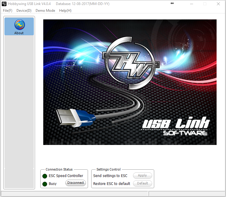 하비윙 USB 링크 프로그램 버전 4.0.4 Hobbywing USB Link Software (USB Link V4.0.4 ...
