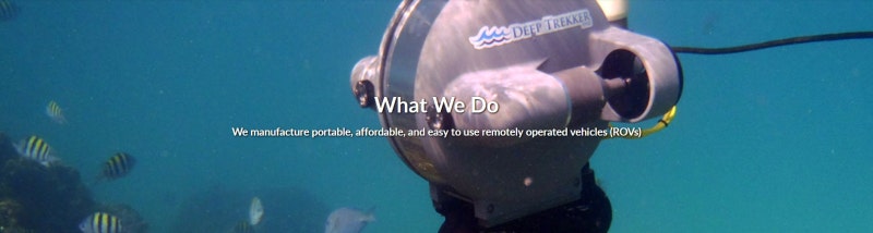 Deep trekker, DTG2 Smart ROV (remotely operated underwater vehicle ...