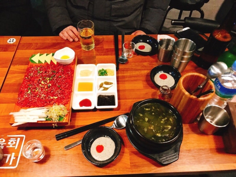 파주 맛집 금촌 술집 육회본가 금촌로타리 산낙지 네이버 블로그