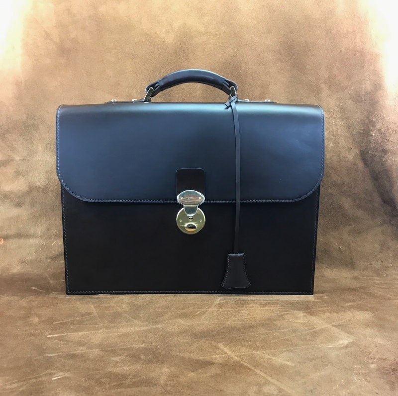 가죽공방주문제작 Br214 수제 가죽 브리프케이스 남자 서류가방 Handmade Leather Briefcase주문제작