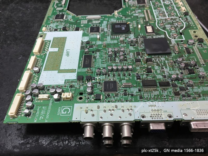 [plc-xt25k] plc-xt25 보드수리,정밀크리닝,램프교체방법(정보),POA-LMP105,메인보드수리,산요프로젝터수리 ...