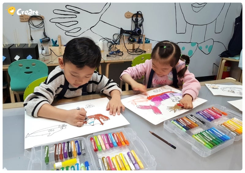 Klein 6·7세 수업 오토마타 바다낚시 시흥시 정왕동 배곧 크리아트 미술학원 네이버 블로그