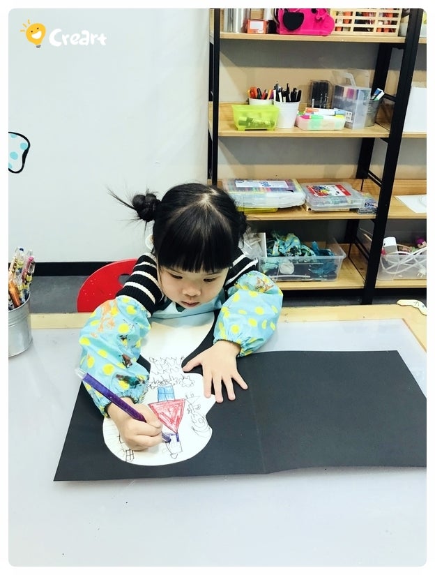 Klein 6세 수업 옆모습 무슨 생각하니 시흥시 정왕동 배곧 미술학원 크리아트 네이버 블로그
