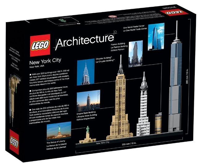 LEGO 21028 Architecture New York City, Skyline Collection 아키텍쳐 뉴욕 : 네이버 블로그