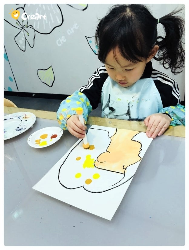Klein 6세 수업 옆모습 무슨 생각하니 시흥시 정왕동 배곧 미술학원 크리아트 네이버 블로그