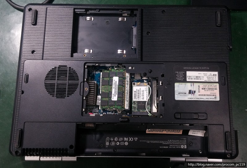[수리] HP Compaq Presario-C500 내부세척 및 업그레이드 : 네이버 블로그