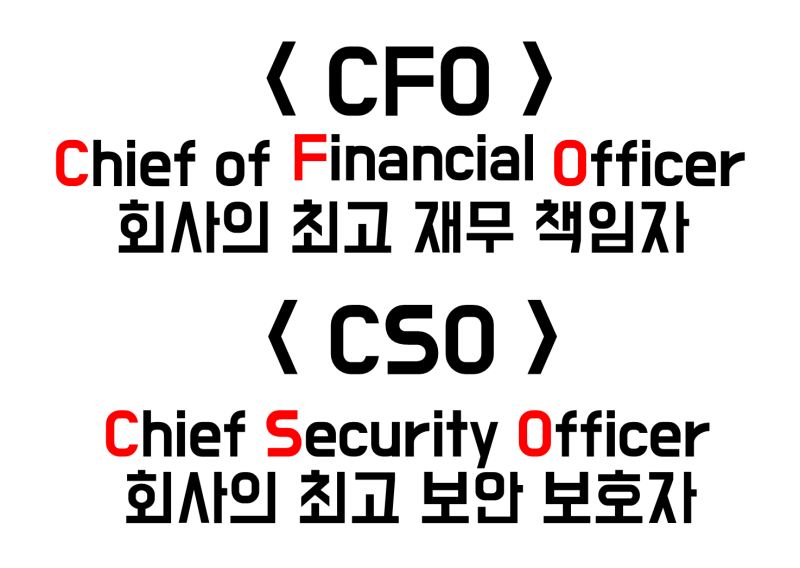CEO CFO CSO CIO CKO 뜻 사장과 임원 : 네이버 블로그