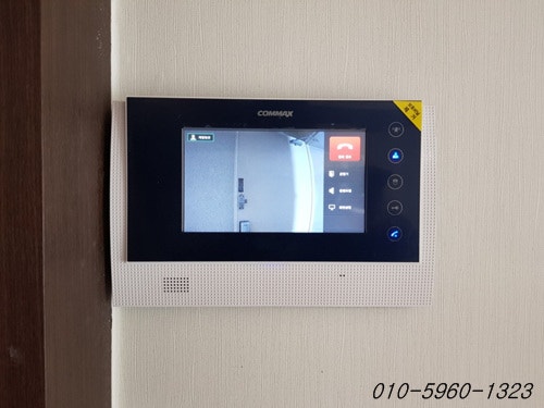 평택 추담마을 휴먼시아아파트 코맥스 비디오폰 CAV-506M을 CAV-705UW로 교체했어요. : 네이버 블로그