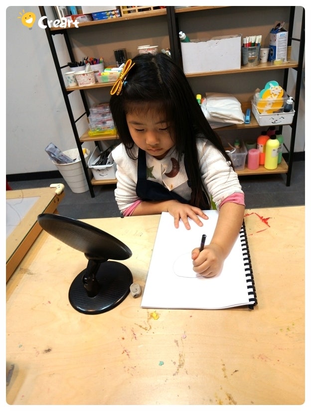 Kinder 초등 수업 얼굴 환조 표현 자화상 시흥시 정왕동 배곧 미술학원 크리아트 네이버 블로그