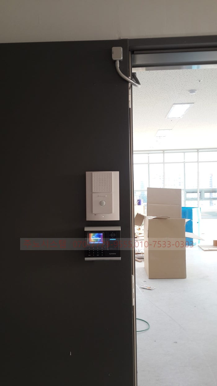 출입통제biostation바이오스테이션지문인식카드키번호키자동문인터폰시공사진슈프리마출입통제시스템 네이버 블로그