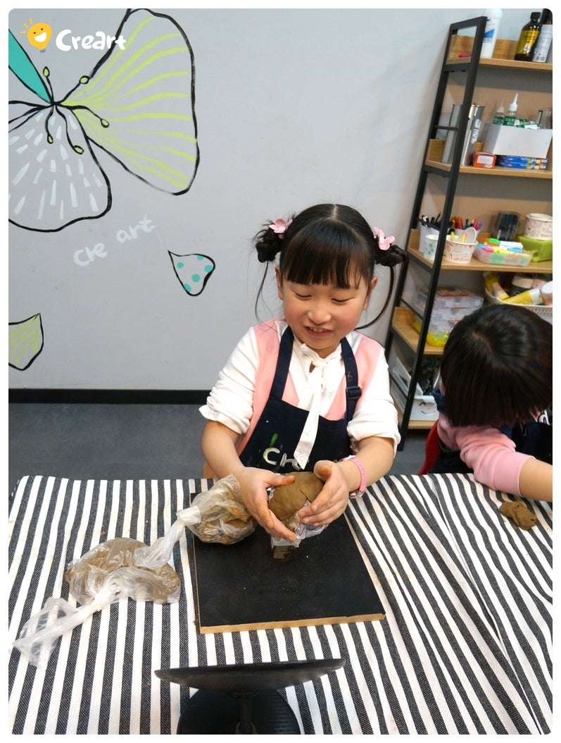Kinder 초등 수업 얼굴 환조 표현 자화상 시흥시 정왕동 배곧 미술학원 크리아트 네이버 블로그