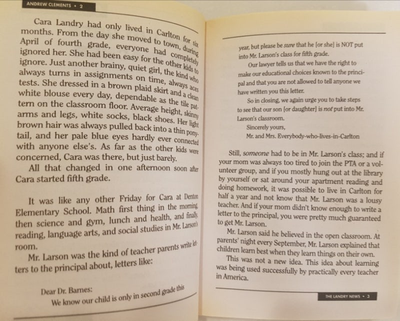 The Landry news -by Andrew clements 4 : 네이버 블로그